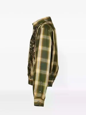 TAAKK Embroidered Checked Shirt