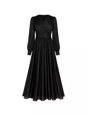 Guess Helene Pleated Maxi Dress