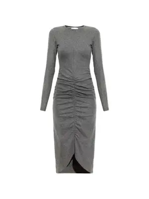 MARANT ETOILE Dylin Ruched Midi Dress