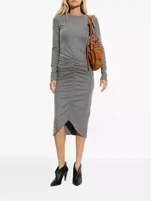 MARANT ETOILE Dylin Ruched Midi Dress