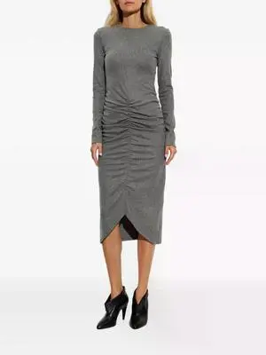 MARANT ETOILE Dylin Ruched Midi Dress