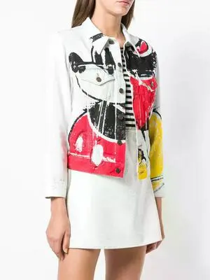 Marc Jacobs X Disney Mickey Print Denim Jacket