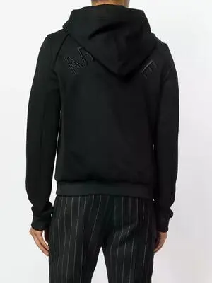 JUUN.J Logo-embroidered Zip-up Hoodie