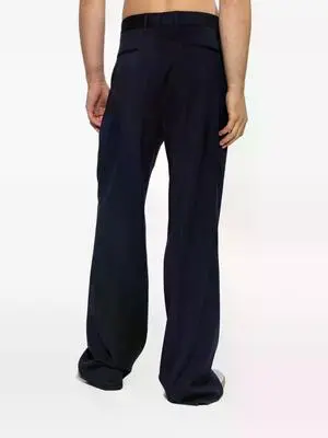 VIVIENNE WESTWOOD Pleated Wool Trousers - Blue