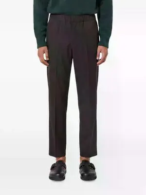 COSTUMEIN Elasticated-waistband Pressed-crease Trousers