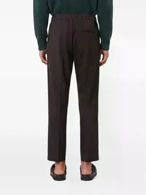 COSTUMEIN Elasticated-waistband Pressed-crease Trousers