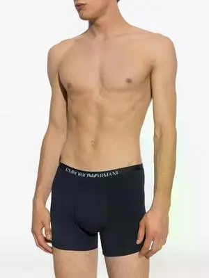 Emporio Armani Logo-waistband Boxer Shorts