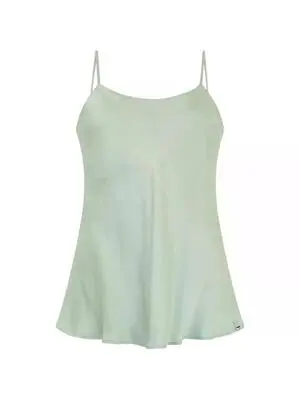Herno Satin-finish Scoop-neck Blouse - Green
