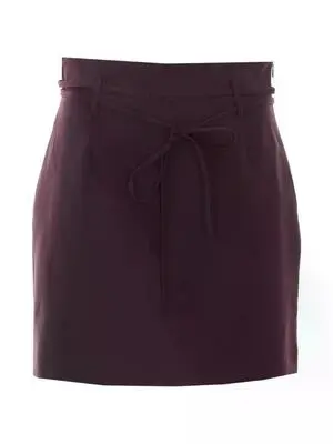TWINSET Belt Detail Mini Skirt