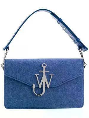 JW Anderson Royal Felt Logo Purse
