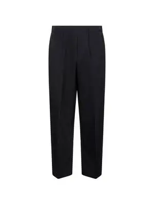 COSTUMEIN Pleated Elasticated-waistband Trousers - Black