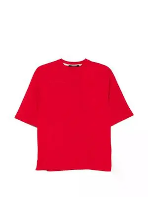 Jacquemus Rond Carre Logo-patch T-shirt - Red