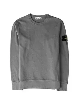 Stone Island 6100017 Organic Cotton Interlock Regular-fit Crew-neck Sweatshirt
