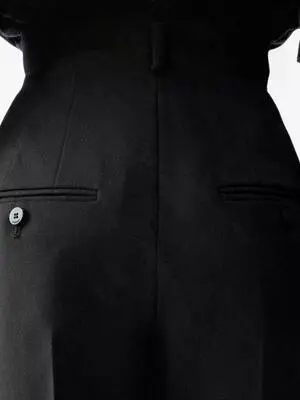 Jacquemus Pleated Cropped Trousers