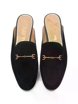 Sam Edelman Linnie Bit Horsebit Suede Loafers