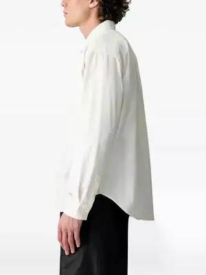 Rains Logo-embroidered Chest-pocket Shirt