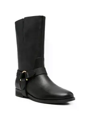 COCCINELLE Harness Leather Boots