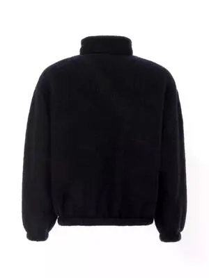 JIL SANDER Quarter-zip Wool-blend Sweater