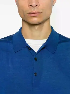 John Smedley Belper Long-sleeve Polo Sweater