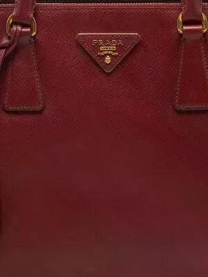 Prada Double-zip Saffiano-leather Tote Bag