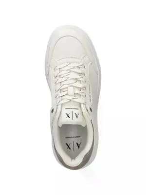 Armani Exchange Logo-plaque Platform Sneakers