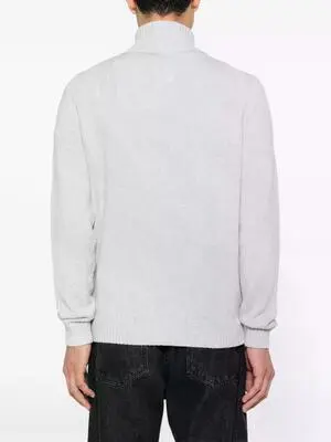ZANONE Zip-up Ribbed-collar Cardigan
