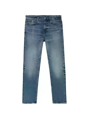 BOSS Faded-effect Whiskered Jeans