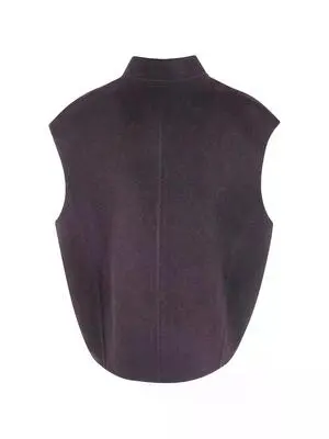 Soeur Adeline High-neck Gilet - Brown