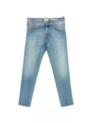 Jacob Cohen Logo Patch Straight-leg Jeans