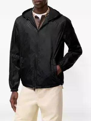 Burberry Reversible Check Hooded Jacket