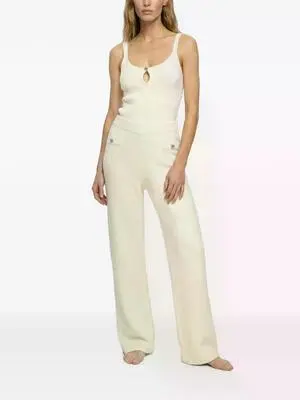 Karl Lagerfeld Fluffy Loungewear Trousers - Neutrals