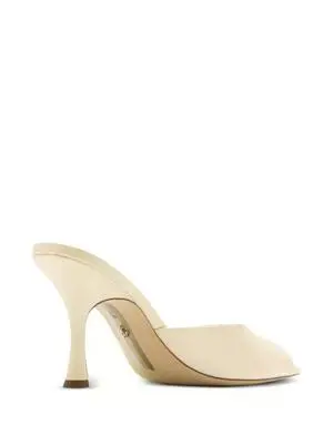 Sam Edelman Patent Leather Peep-toe Mules