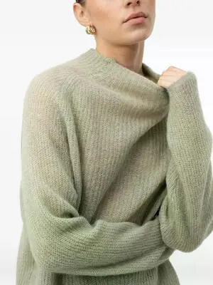 BOSS Alpaca-blend Sweater With Mock Neck