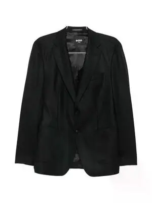 BOSS Textured Single-breasted Blazer
