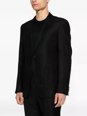 BOSS Textured Single-breasted Blazer