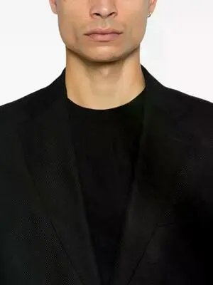 BOSS Textured Single-breasted Blazer