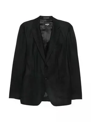 BOSS Textured Single-breasted Blazer