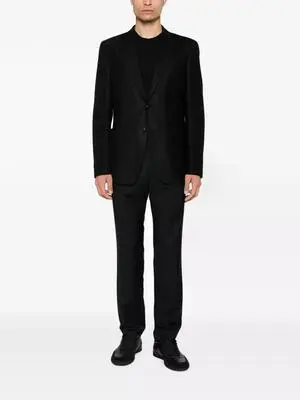 BOSS Textured Single-breasted Blazer
