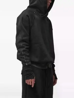 THOM KROM Raw-edge Trim Raglan Sleeve Hoodie