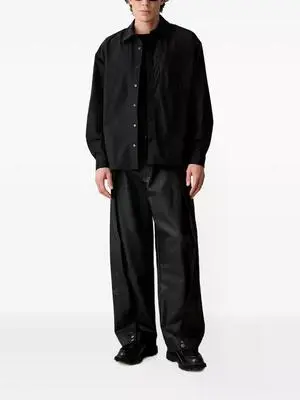 Rains Logo-embroidered Pocket Shirt