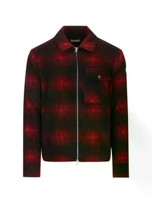 Moncler Check Logo-patch Shirt Jacket