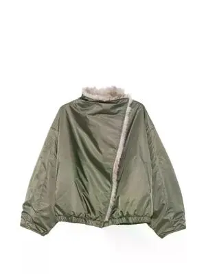 THE FRANKIE SHOP The Frankie Shop Faux-Fur Trim Reversible Jacket Neutrals