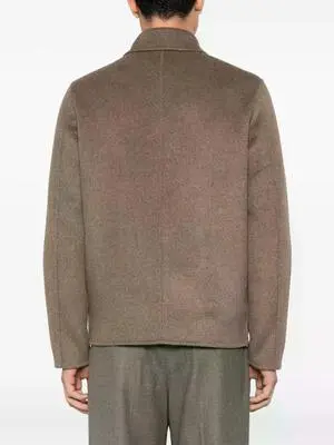 SAMSOE SAMSOE Spread Collar Zip-up Jacket