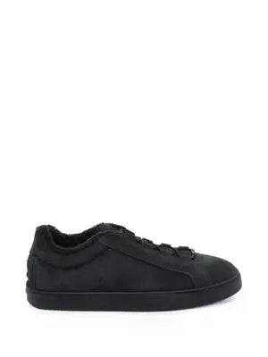 TOD'S Suede Low-top Sneakers With Shearling Lining