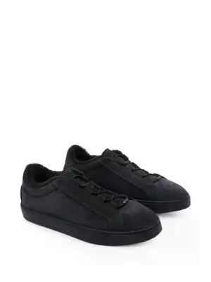 TOD'S Suede Low-top Sneakers With Shearling Lining
