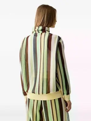 Adidas Striped Zip-up Sweatshirt
