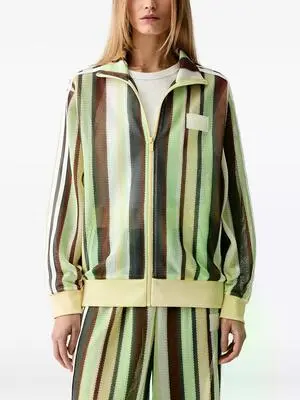 Adidas Striped Zip-up Sweatshirt