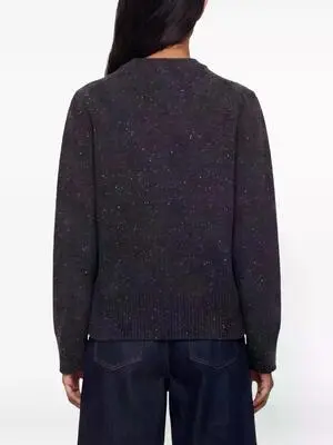 Loulou De Saison Baltra Crew Neck Sweater - Grey