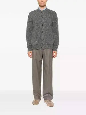 Eleventy Marl Knit Button-up Cardigan