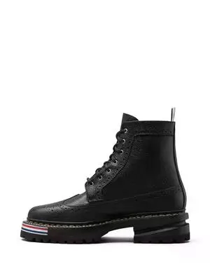 Thom Browne Pebble Grain Hiking Sole Longwing Boots